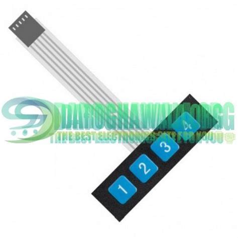 1x4 Keymatrix Key Matrix Membrane Switch Control Panel Keypad Keyboard