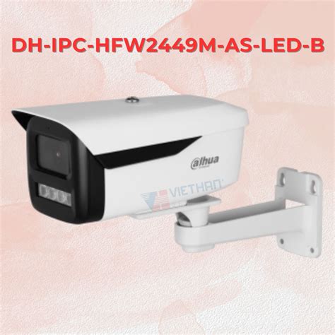 Camera Ip Full Color Bullet 4mp Dahua Dh Ipc Hfw2449m As Led B Phát Hiện Thông Minh Mic Tích Hợp
