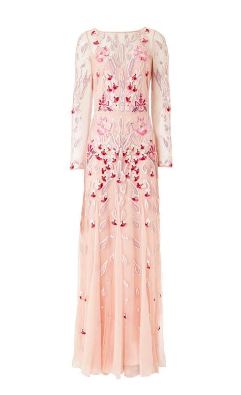 Pardus Sleeved Gown Rosewater Dresses And Jumpsuits Temperley London Temperley London Uk