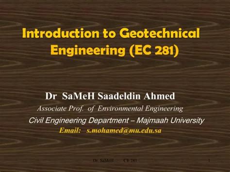 Ppt Geotechnical Engineering Powerpoint Presentation Free Download Id 9166840
