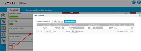 Atp100 Dhcp Table — Zyxel Community