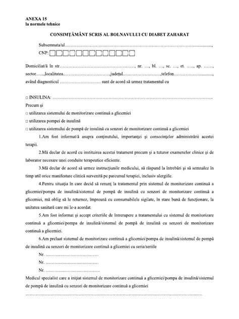 Consimtamant Senzori Pacient Pdf