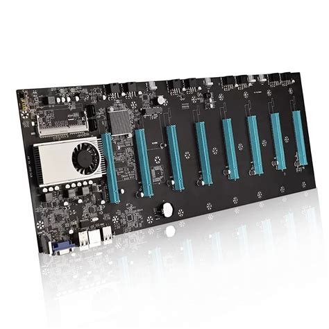 Mining Motherboard Btc S37 Mining Machine Motherboard Cpu Kit 8 Gpu Slots Ddr3 Memory