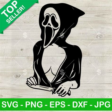 Funny Scream Ghostface Svg Funny Horror Movies Character Svg