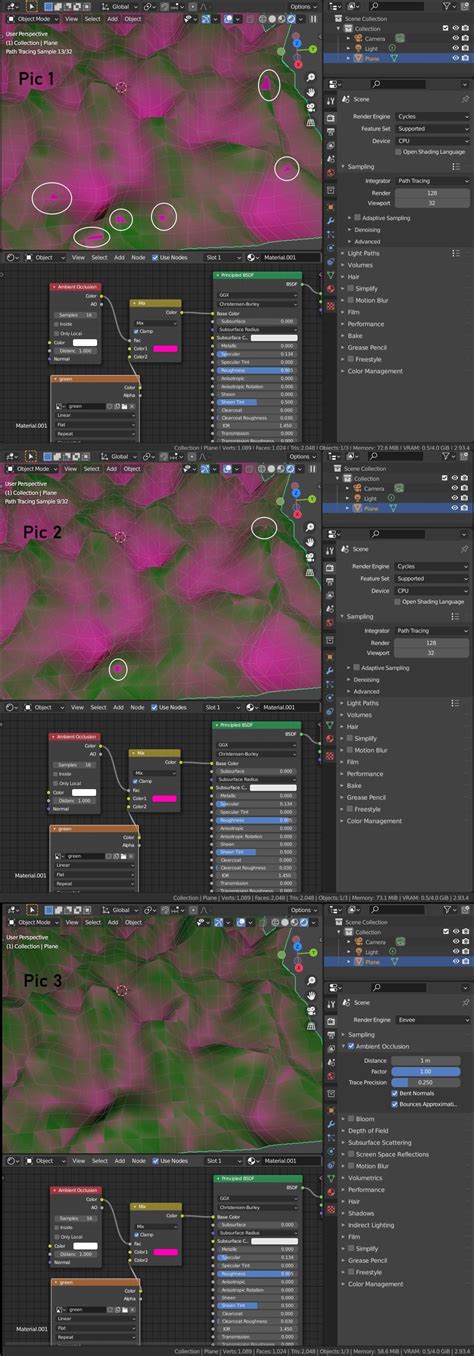Bug Spots Of Maximal Ambient Occlusion Lighting And Rendering Blender Artists Community
