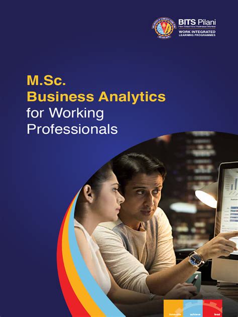 Msc In Business Analytics For Professionals Pdf Analytics