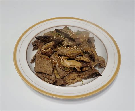 간단한 술안주 돼지 간 볶음 만들기