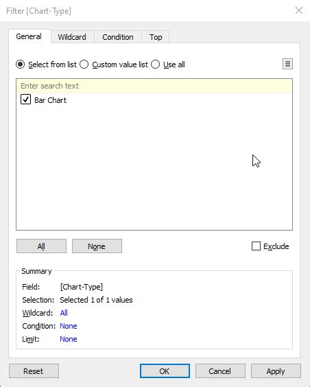 How To Switch Between Chart Types Using Parameters The Data School
