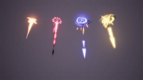 artstation muzzle flashes vol 1 niagara game assets