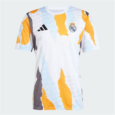 Adidas Real Madrid 2425 Pre Match Jersey White Adidas India