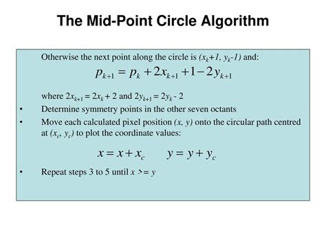 Output Primitives Contd Ppt Download