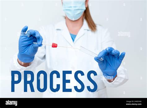 Conceptual Caption Process Word Written On Standard Procedures How To Handle A Particular Job