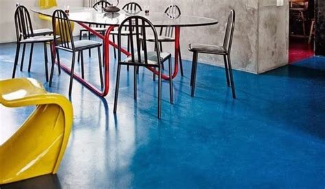Blue Oxide Flooring Ideas For Home