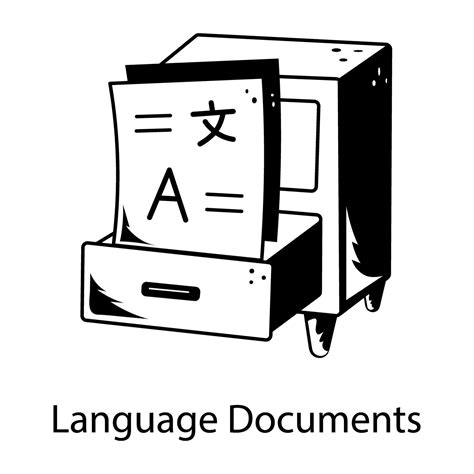 Trendy Language Document 45353320 Vector Art At Vecteezy