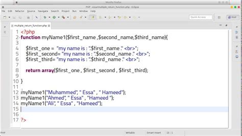 85 Php Scripting Language Functions Return Multi Value Youtube