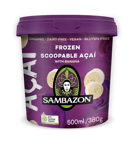 Sambazon Frozen Scoopable Açaí Sorbet 10l Click Cuisine