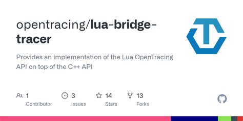 Github Opentracinglua Bridge Tracer Provides An Implementation Of The Lua Opentracing Api On