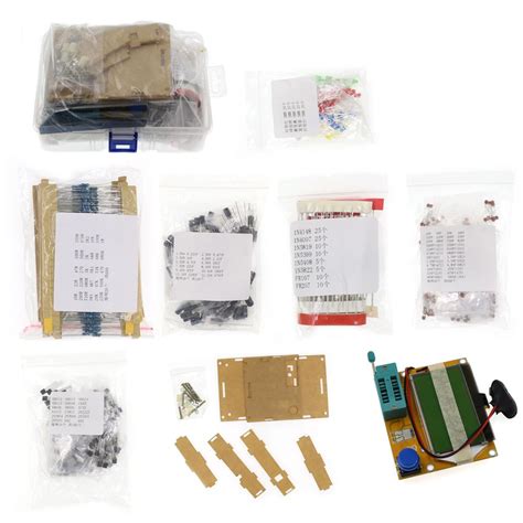 Aoqdqdqd Electronic Component Kit Transistor Led Diode Triode Capacitance Mos Pnp Npn To 92
