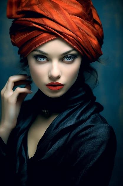 Premium Ai Image Beautiful White Women In Black Silky Dress