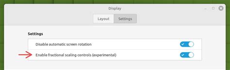 Enable Fractional Scaling In Linux Mint Cinnamon