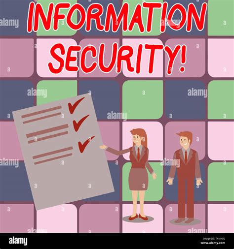 Word Writing Text Information Security Business Photo Showcasing Protected Against The