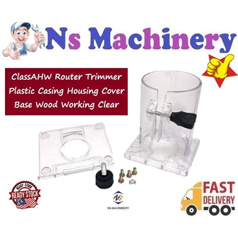 Router Trimmer Plastic Casing Housing Cover Base Wood Working Clear