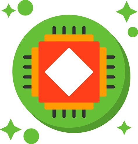 AI Chip Tailed Color Icon Vector Art At Vecteezy