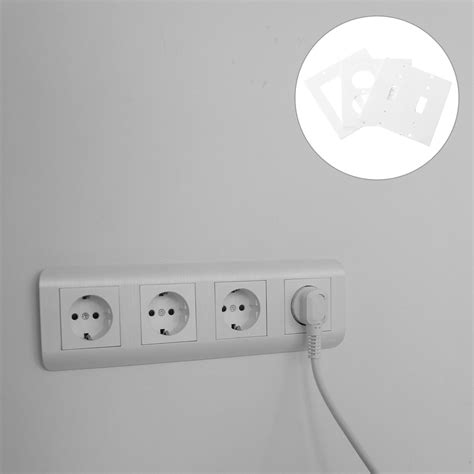 Homemaxs 30 Pcs Electrical Universal Socket Insulation Gasket