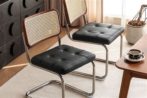 인테리어의자 레이든 드 패리스 홈카페 라탄 체어 블랙 감성 다이닝 의자 1개입 오늘의집 쇼핑