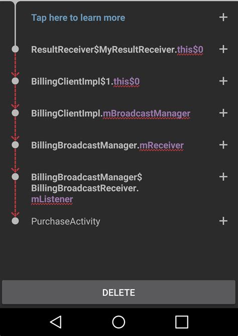 Android In App Billing Broadcastreceiver Memory Leak Stack Overflow