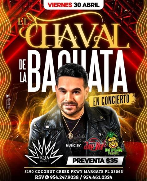 El Chaval De La Bachata En Concierto Tickeri Concert Tickets Latin Tickets Latino Tickets