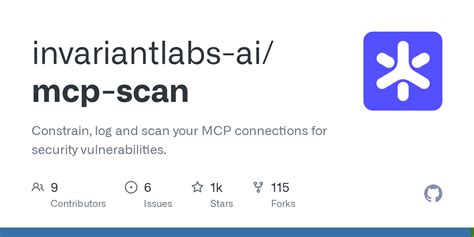 Github Invariantlabs Ai Mcp Scan Constrain Log And Scan Your Mcp Connections For Security