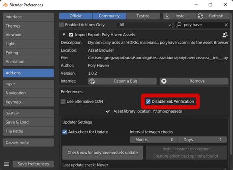 Using Our Blender Add On Poly Haven Wiki
