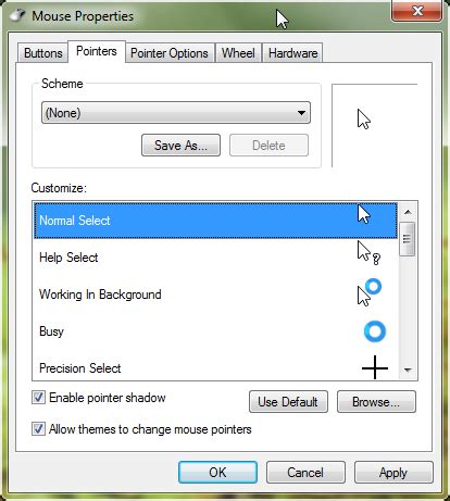 How To Get Windows 8 Cursors In Windows 7