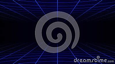 Abstract Retro Synthwave Grid Loop Animation Background 3d Render