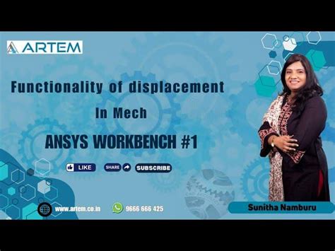1application Of Displacement In Mech Ansys Workbench Anjani Kumar C