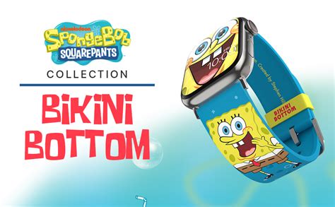 Spongebob Bikini Bottom Smartwatch Band Officially Licensed Compatible With Every Size