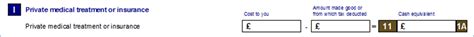 Section I Private Medical Treatment Or Insurance P11d Organiser