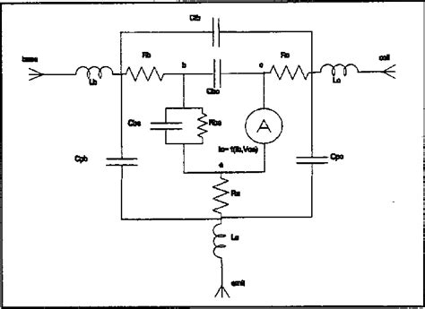Figure 1 From A Large Signal Model For A Gainpgaas Hbt Semantic Scholar