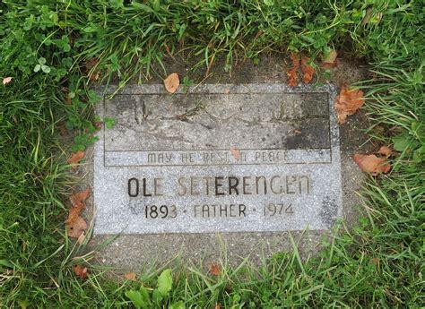 Ole Seterengen 1893 1974 Find A Grave Memorial