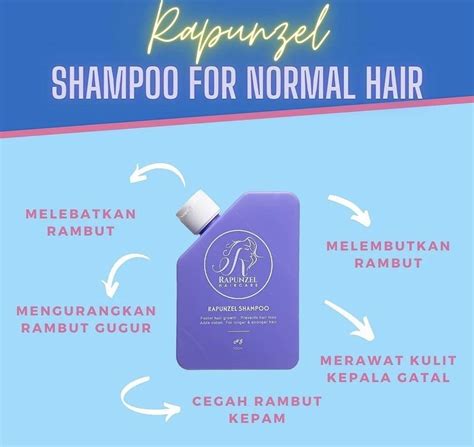 Instock Rapunzel Shampoo Hair Growth 2in1 Set Beauty And Personal Care