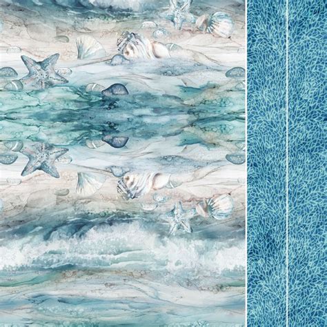 Beach Theme Fabric Etsy