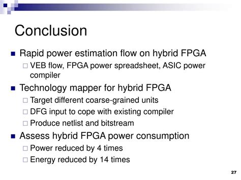 Ppt Rapid Estimation Of Power Consumption For Hybrid Fpgas Powerpoint Presentation Id4110725