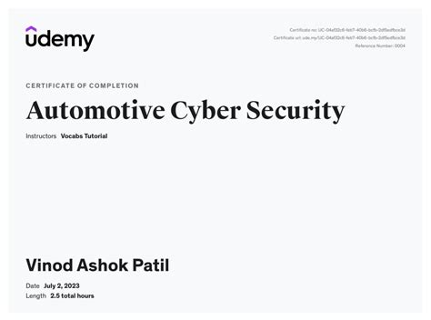 Vinod Patil Autosar And Automotive Cybersecurity On Linkedin Udemy