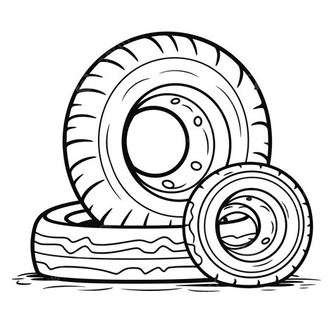흰색 배경 개요 스케치에 세 개의 타이어 그리기 벡터 타이어 그리기 타이어 개요 타이어 스케치 Png 일러스트 및 벡터 에 대한 무료 다운로드 Pngtree