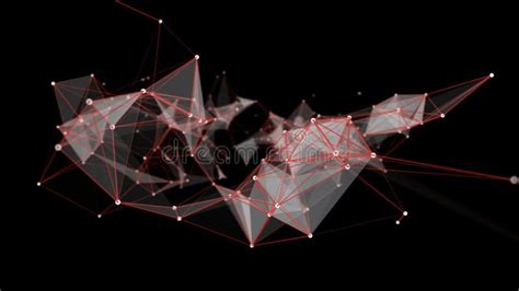 Futuristic Plexus Technology Abstract Background 3d Rendering Stock Video Video Of Element