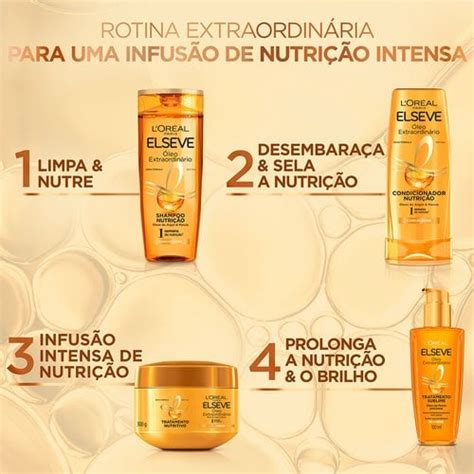 Elseve Óleo Extraordinário Nutrição Para Cabelos Secos