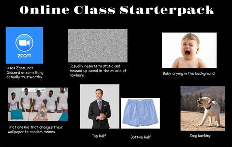 online class starterpack r starterpacks