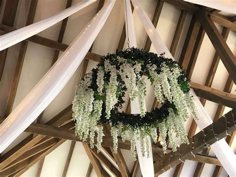 Venue Ceiling Decor Fairy Lights Festoon Draping Weddings Events Sussex Surrey Kent