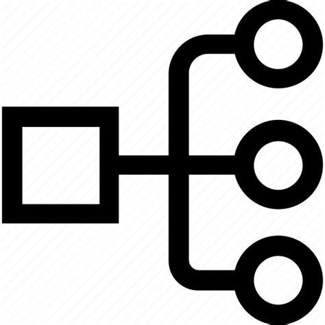 Diagram Hierarchy Network Structure Workflow Icon Download On